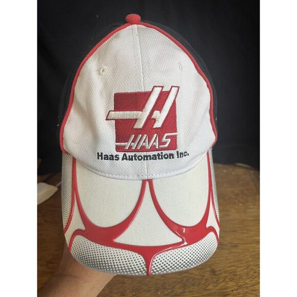 Chase Authentics | Accessories | Haas Hat Medlg White Red Baseball Cap ...